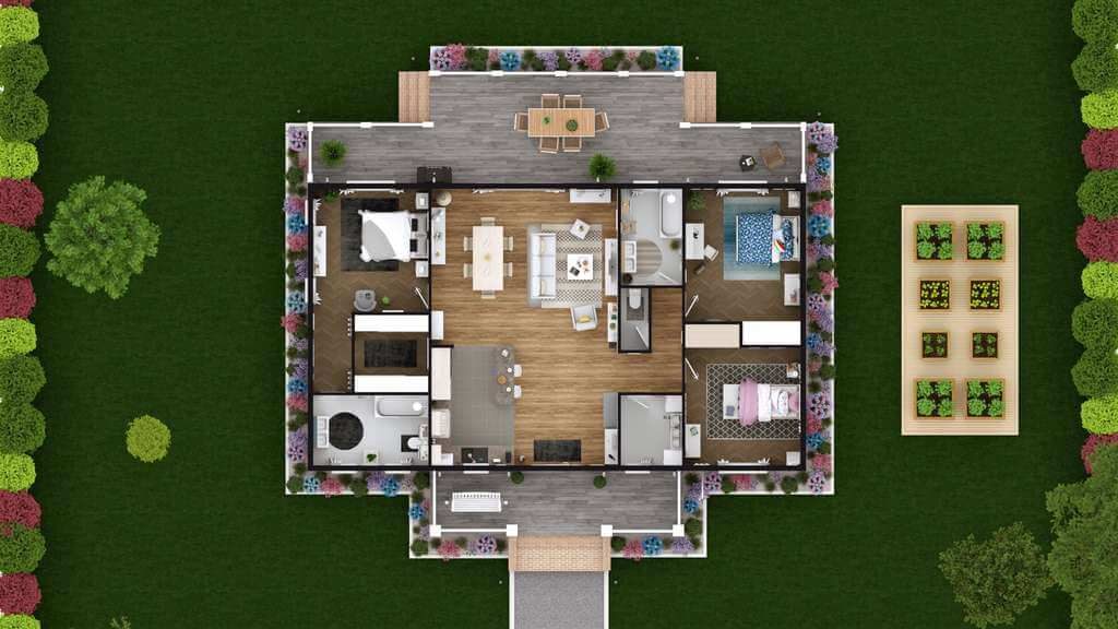 3D Floor Plans Gallery | Page 2 of 5 | Cedreo
