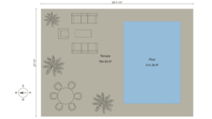 Outdoor Floor Plans- 2D and 3D | Cedreo