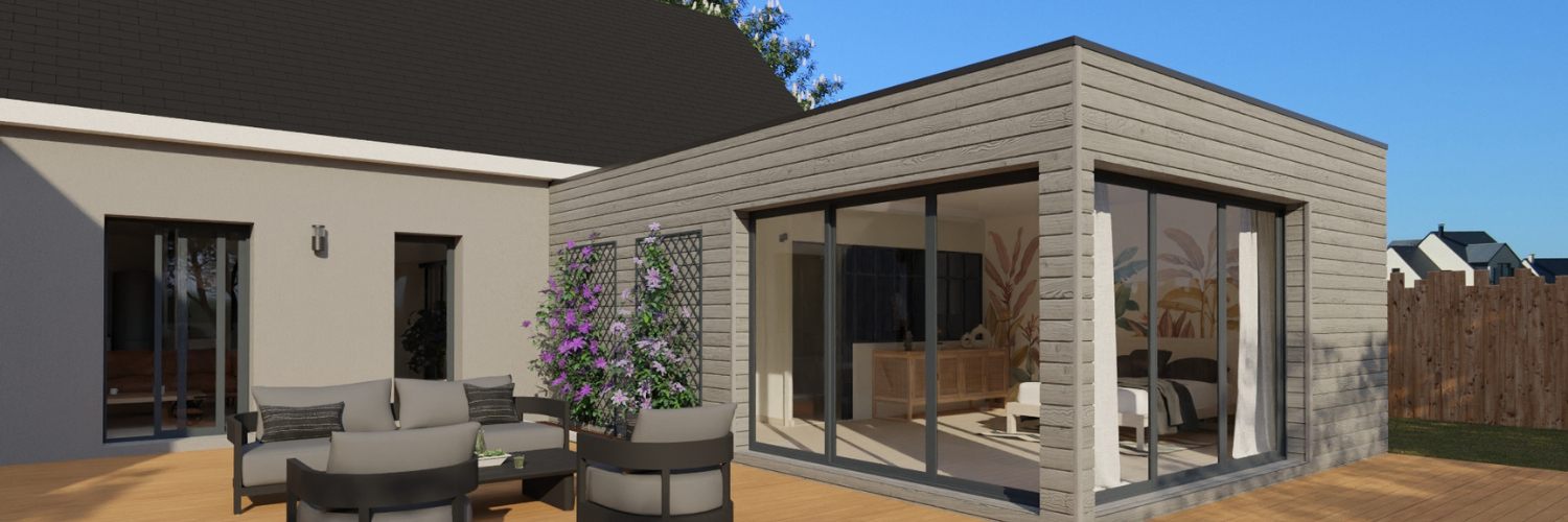 Extension Maison Toit Plat : 8 Idées & Exemples | Cedreo