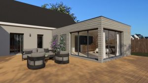 Extension Maison Toit Plat : 8 Idées & Exemples | Cedreo